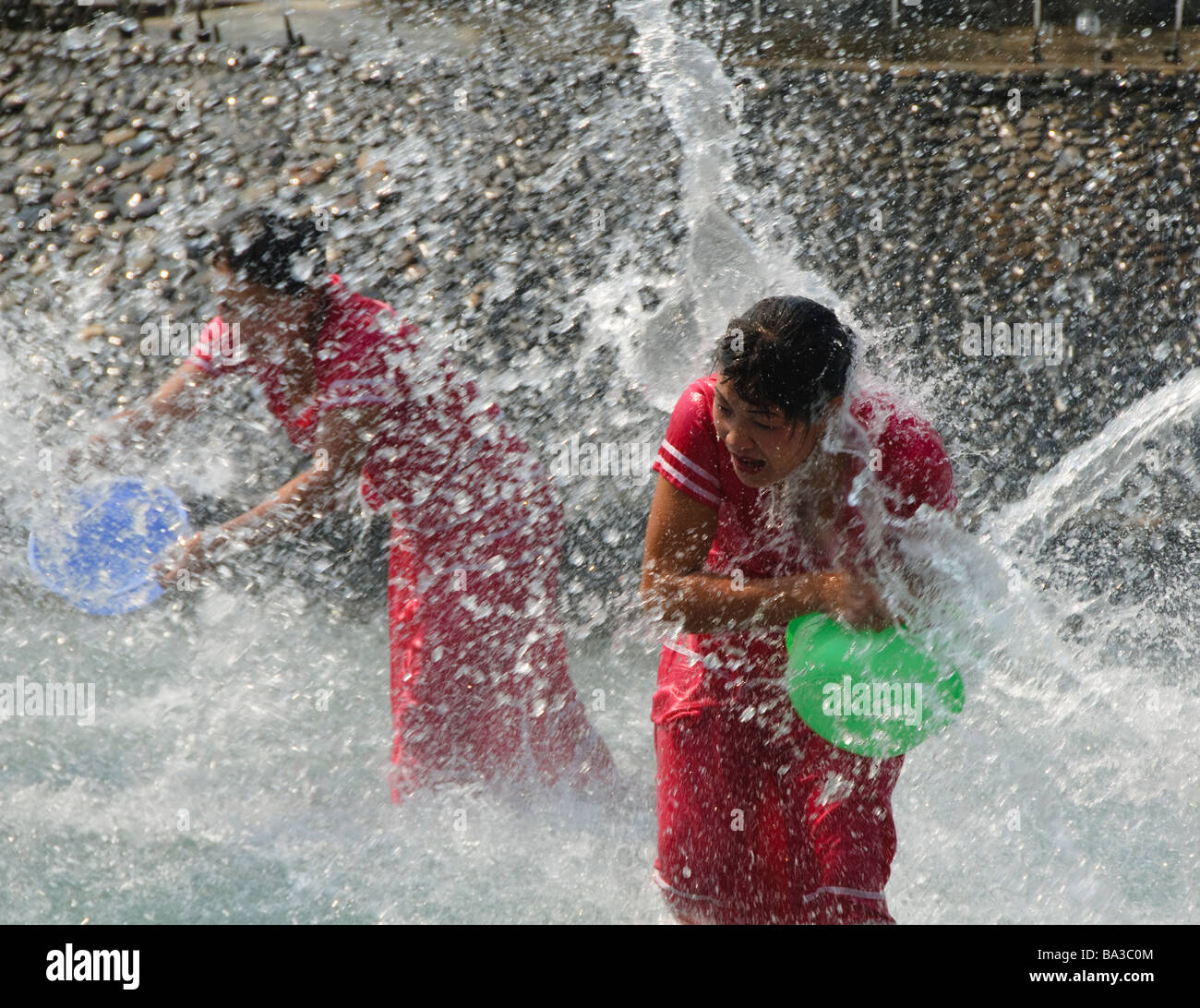 the biggest water fight party in the world as the Dai minority ...