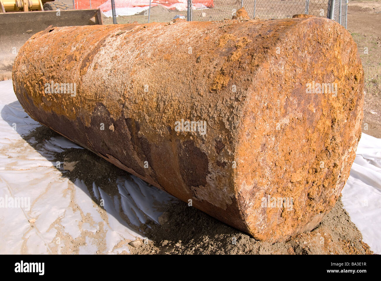 Former underground petroleum (gasoline, petrol, oil) storage tank Stock ...