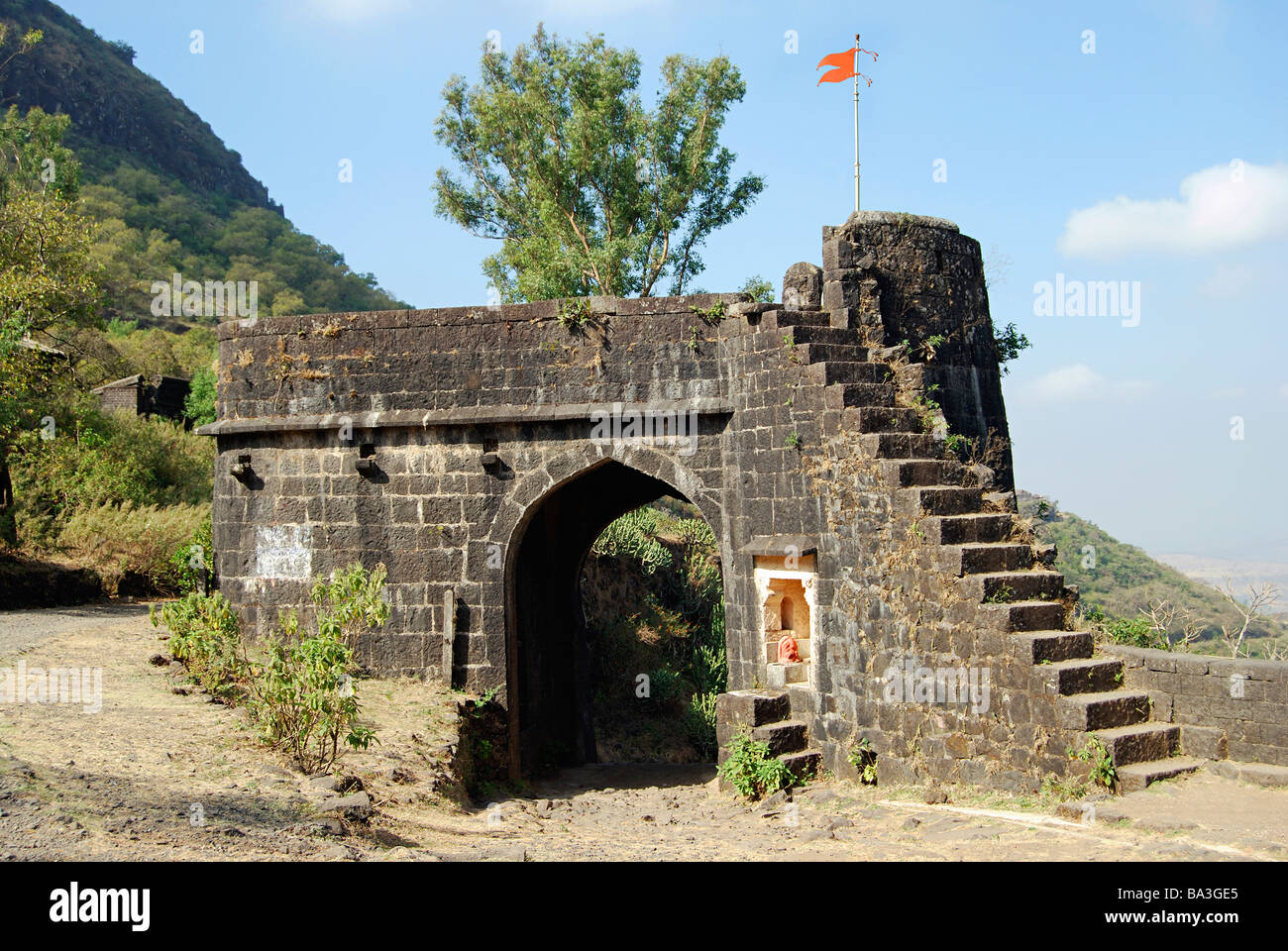 Purandar Fort In Rainy Season