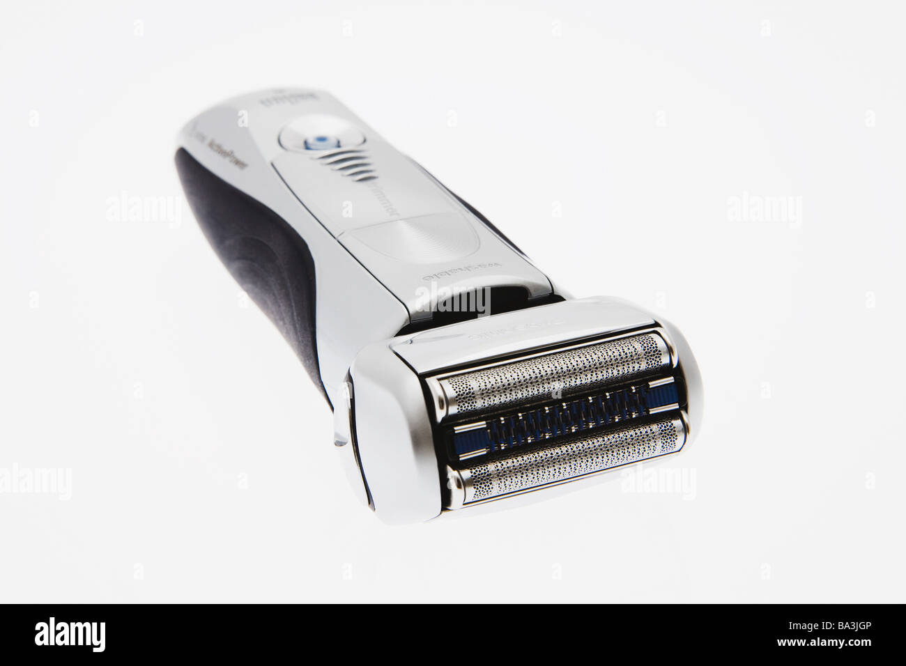 Electric Razor on White Background Stock Photo - Alamy