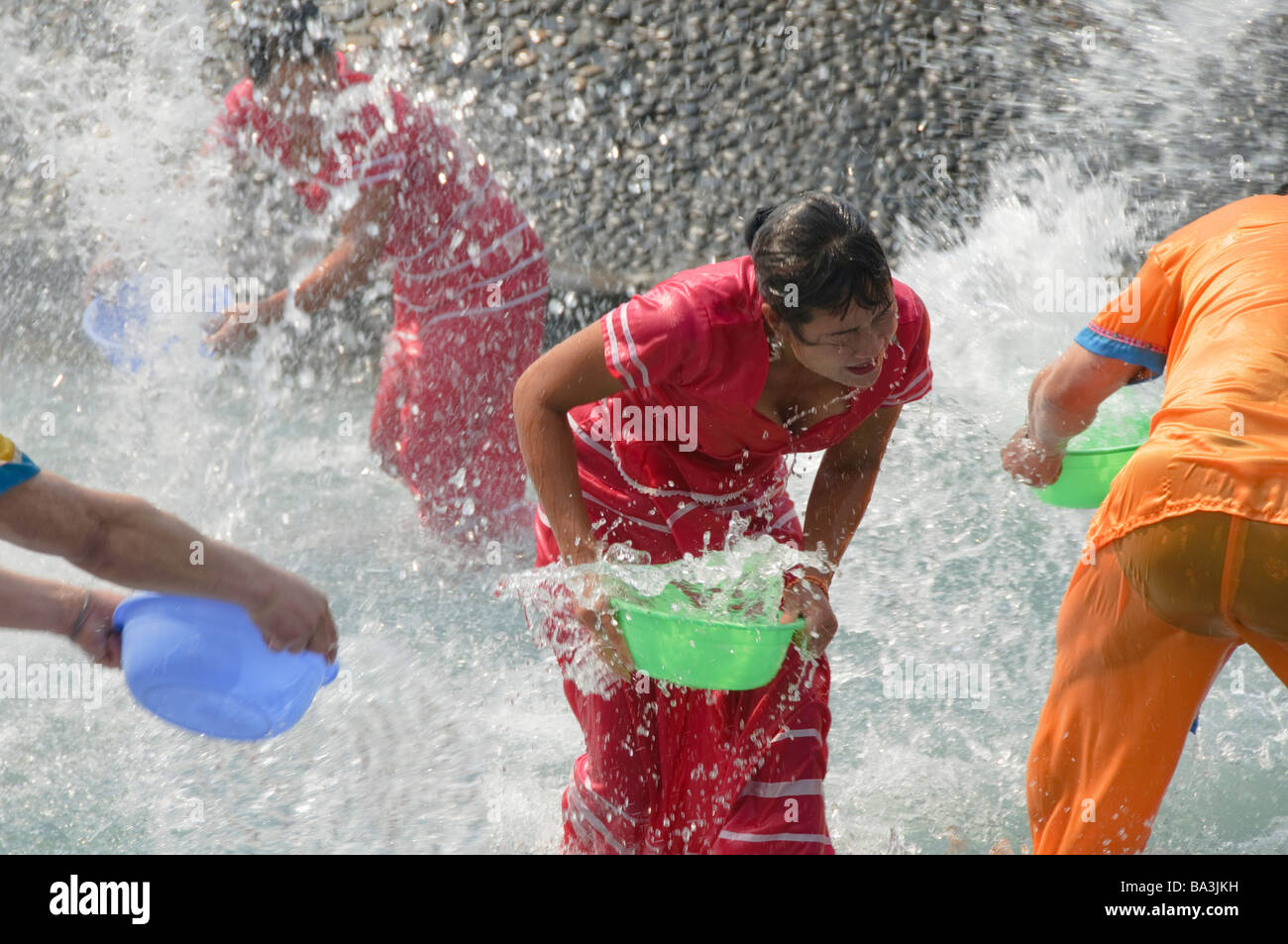 the biggest water fight party in the world as the Dai minority ...