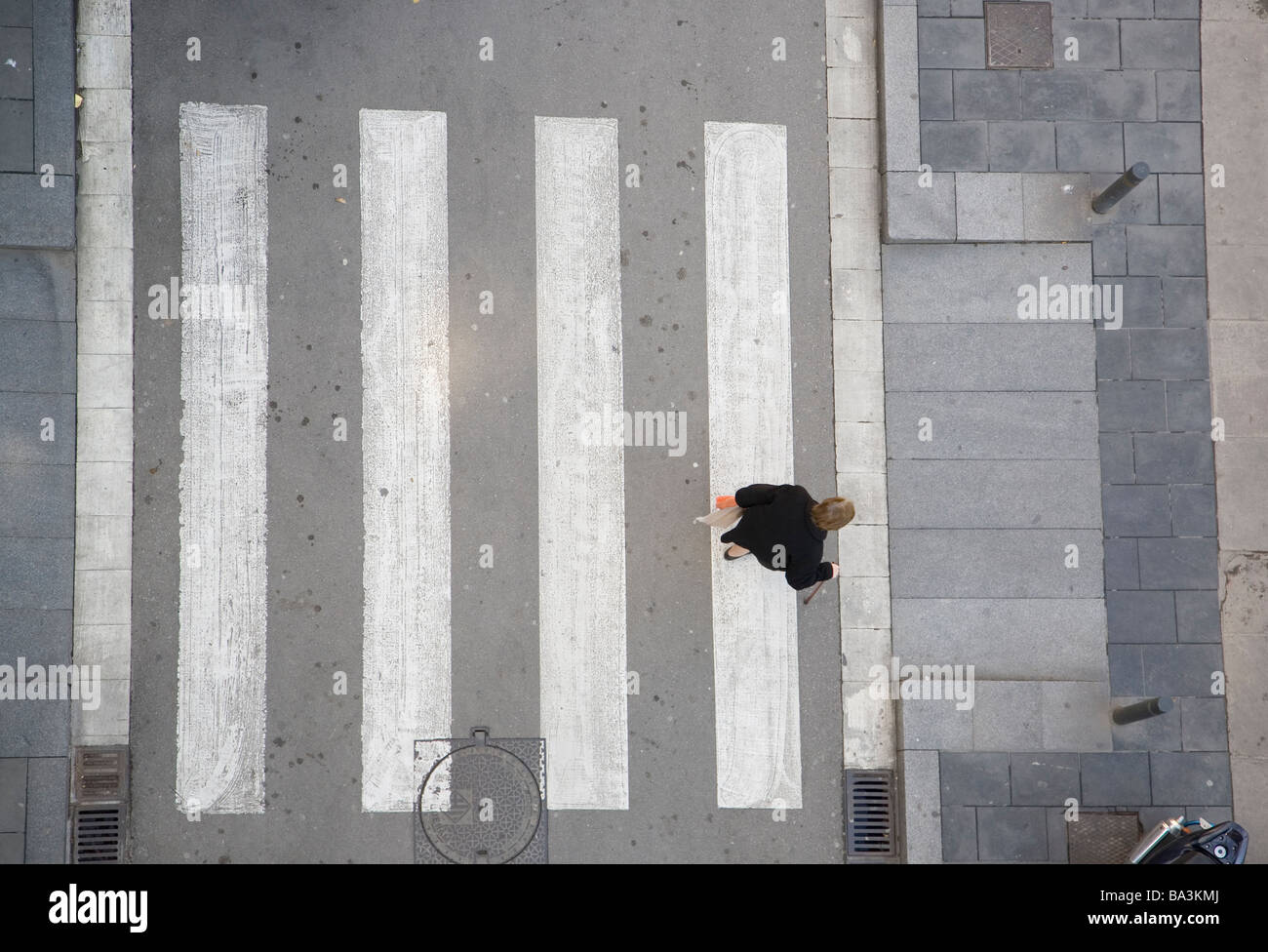 Mobile walking pedestrian crossing hi-res stock photography and images ...