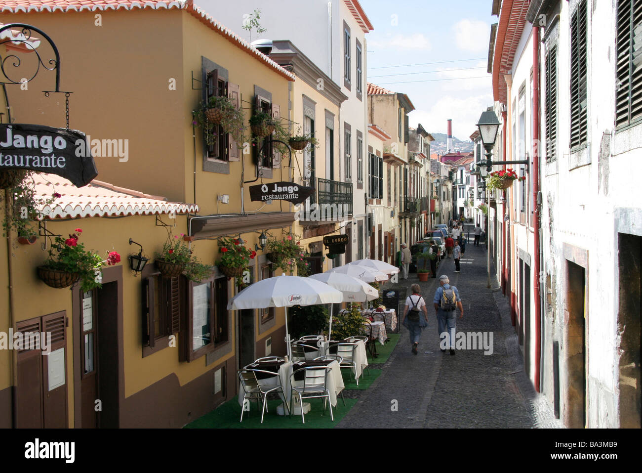 The Old Town Funchal Zona Velha Stock Photo - Alamy