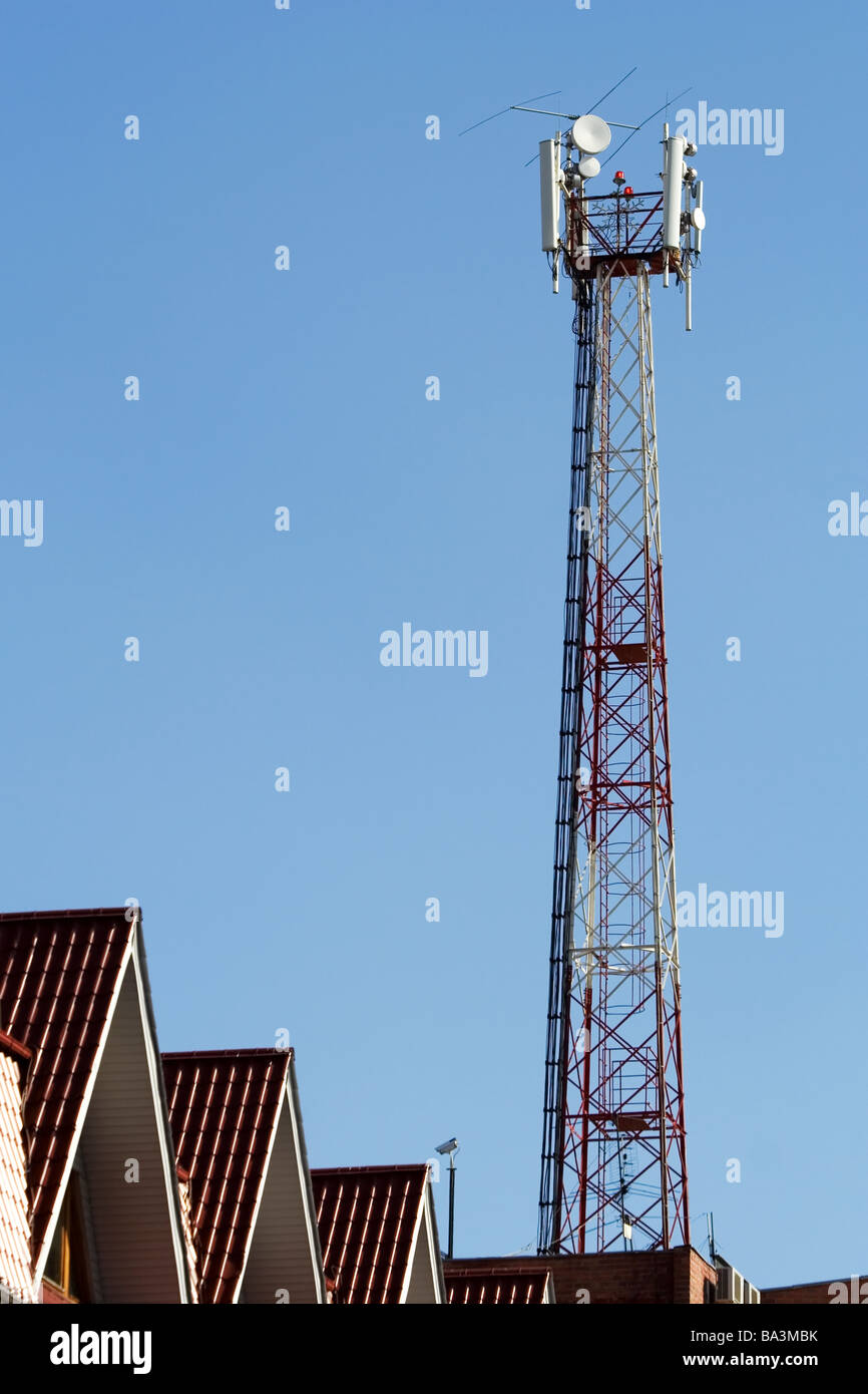 Cellular communication antenna Stock Photo - Alamy