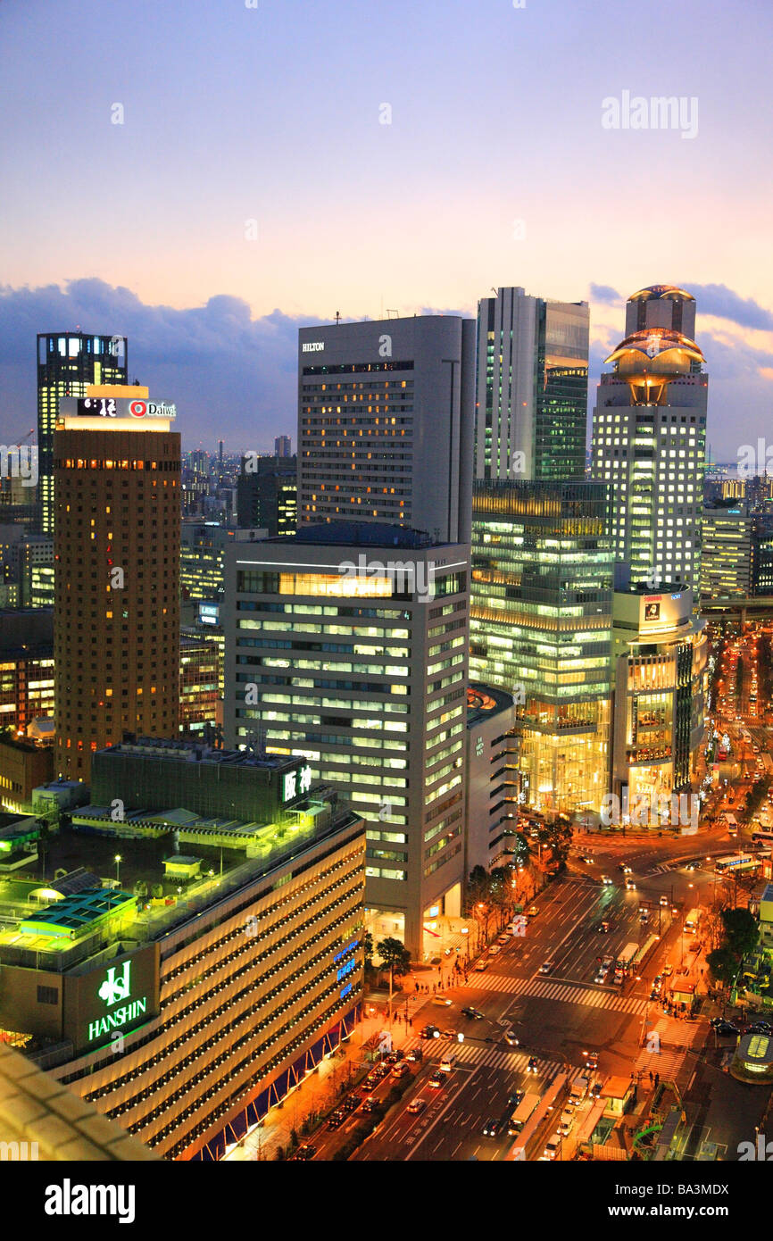 Cityscape at Night Stock Photo - Alamy