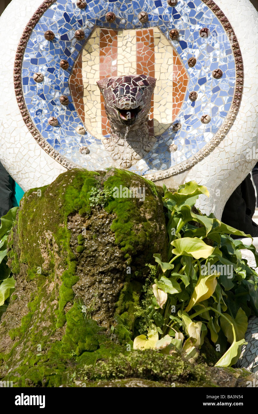 Parc Güell Mosaic Stock Photo - Alamy
