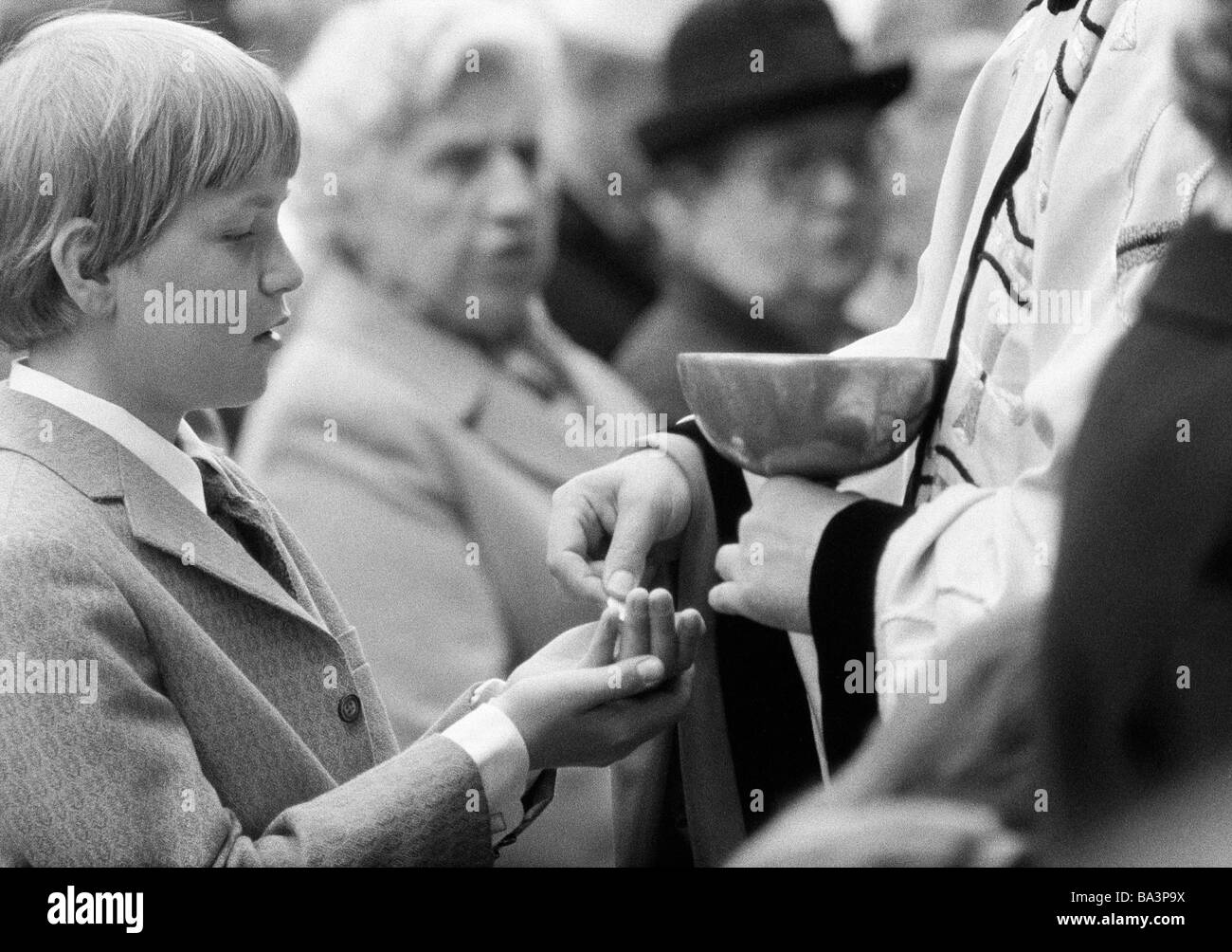 Seventies, black and white photo, religion, Christianity, Corpus ...