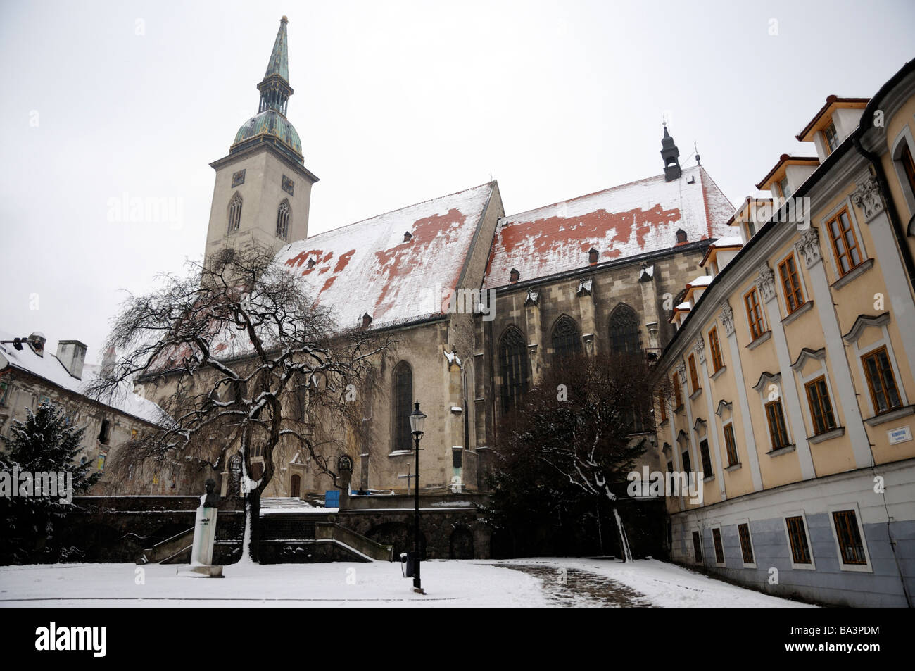 Bratislava in winter slovakia hi-res stock photography and images - Alamy