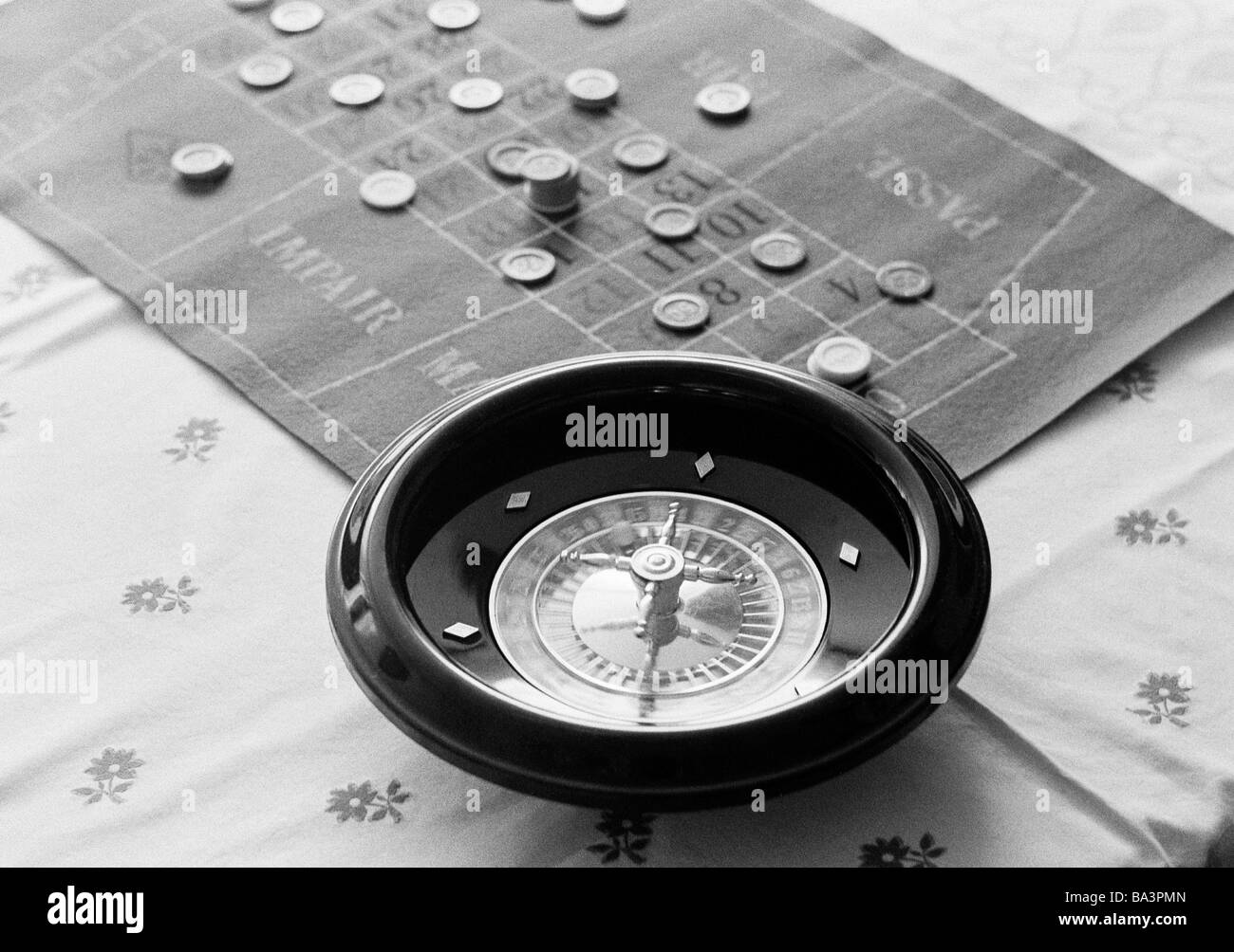 Roulette table Black and White Stock Photos & Images - Alamy