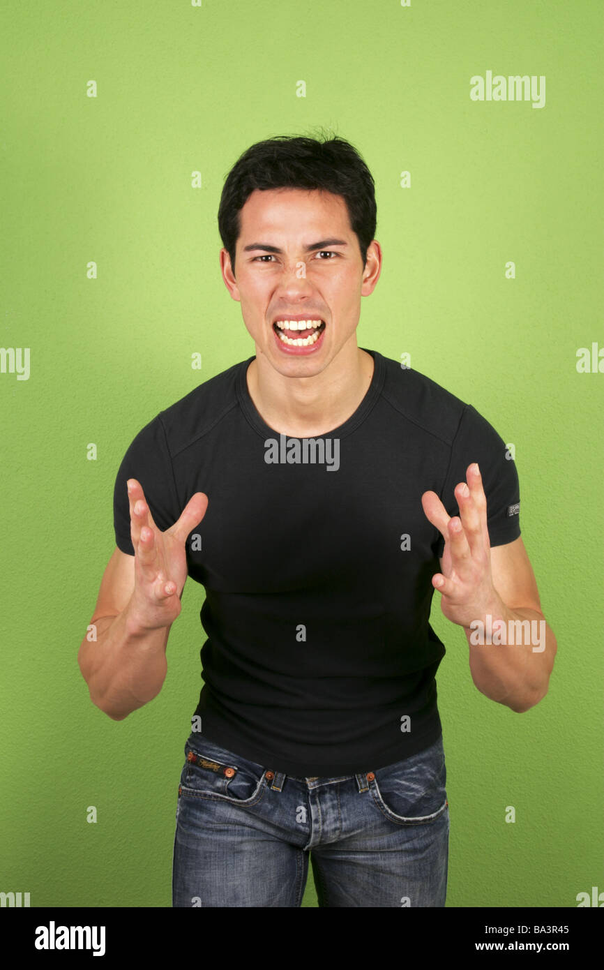 Screaming man aggressively hi-res stock photography and images - Alamy