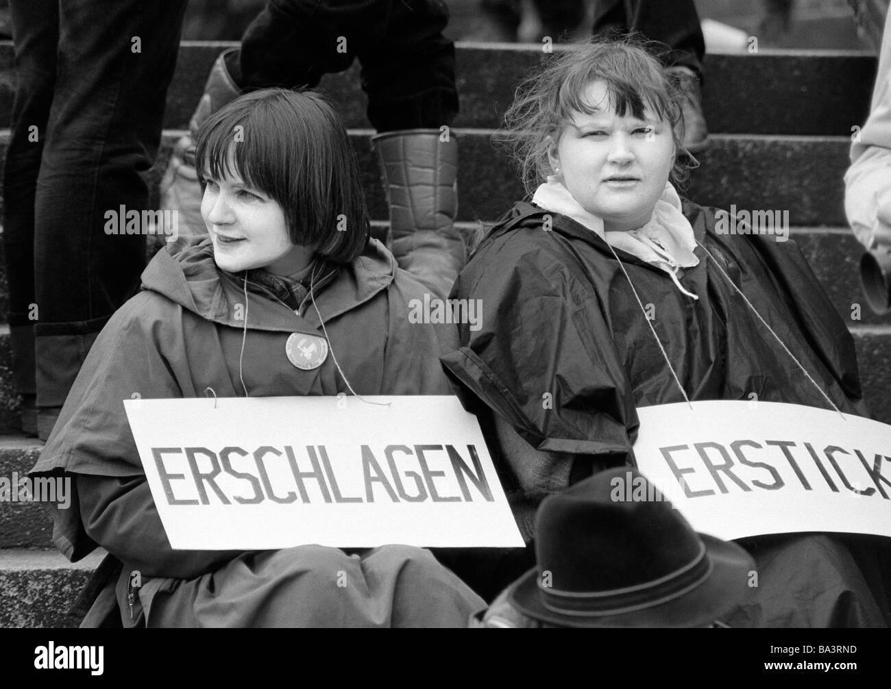1980s protest black women hi-res stock photography and images - Alamy