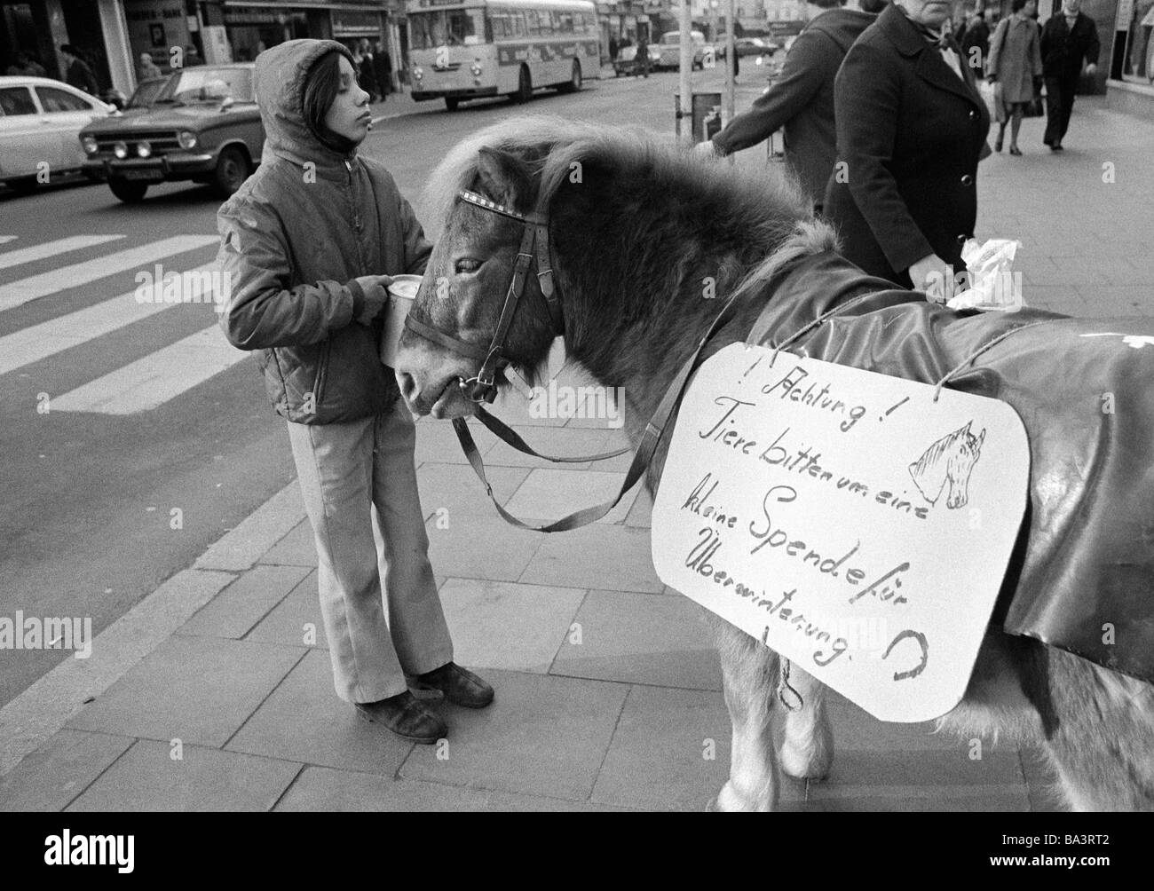Human child and animal Black and White Stock Photos & Images - Alamy
