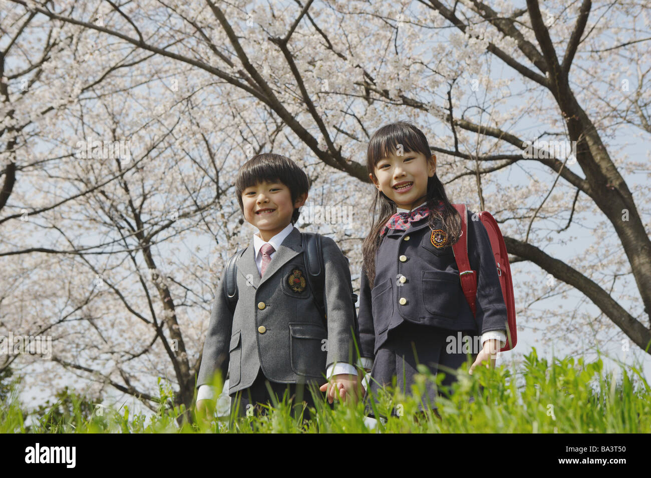 Boys going to school hi-res stock photography and images - Alamy