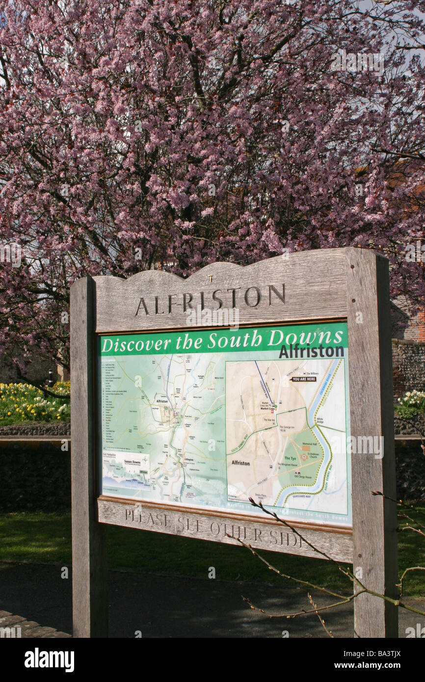 Alfriston Village East Sussex UK Stock Photo - Alamy