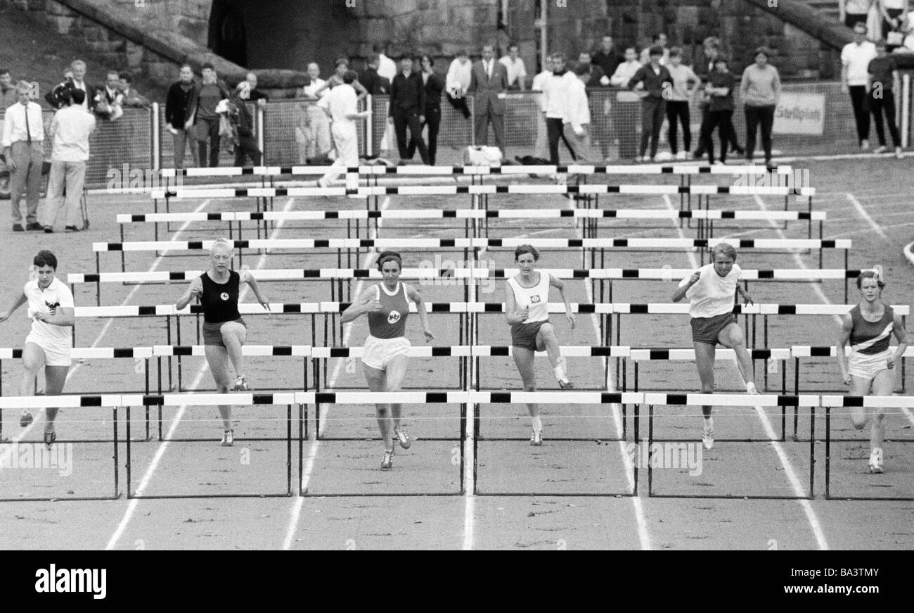 Sixties, black and white photo, sports, athletics, contests 1966 in ...