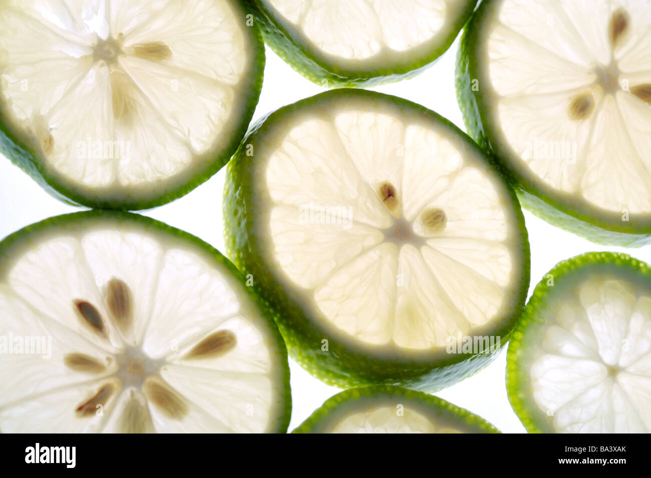 Lemon cross section Stock Photo - Alamy