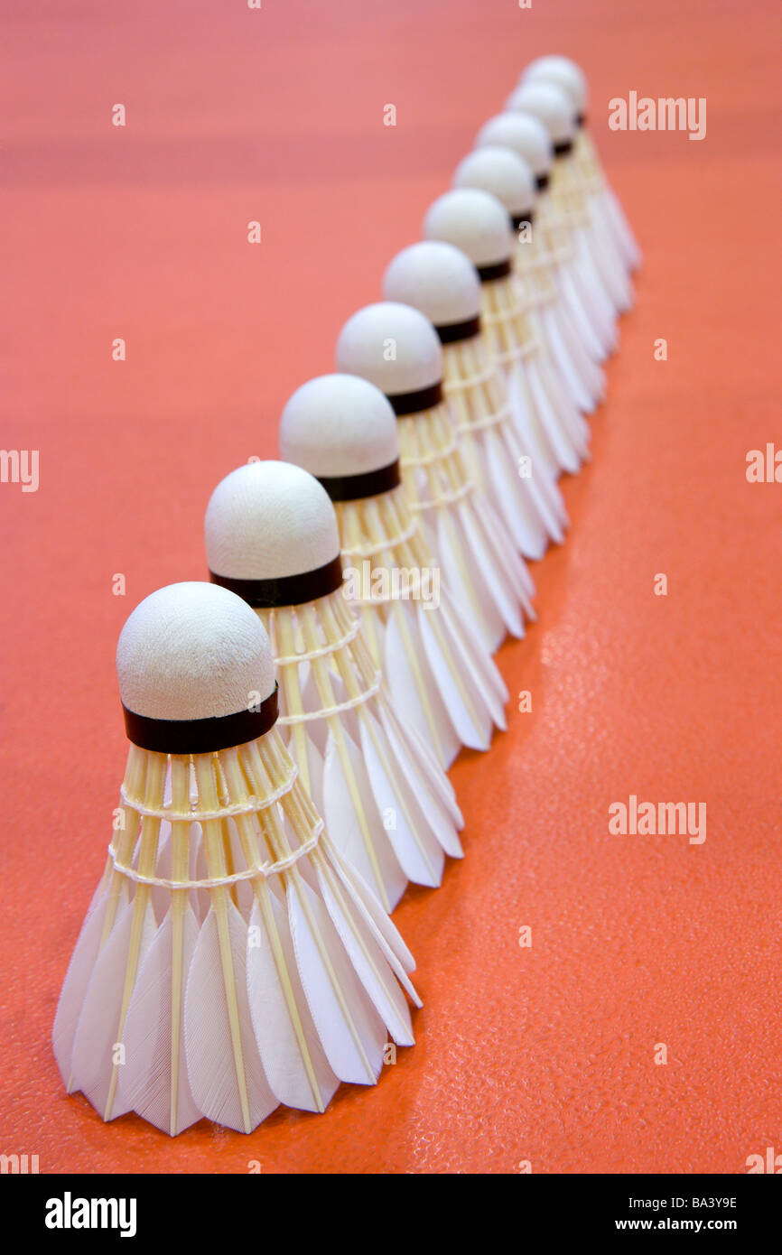Close up shuttlecocks hi-res stock photography and images - Alamy