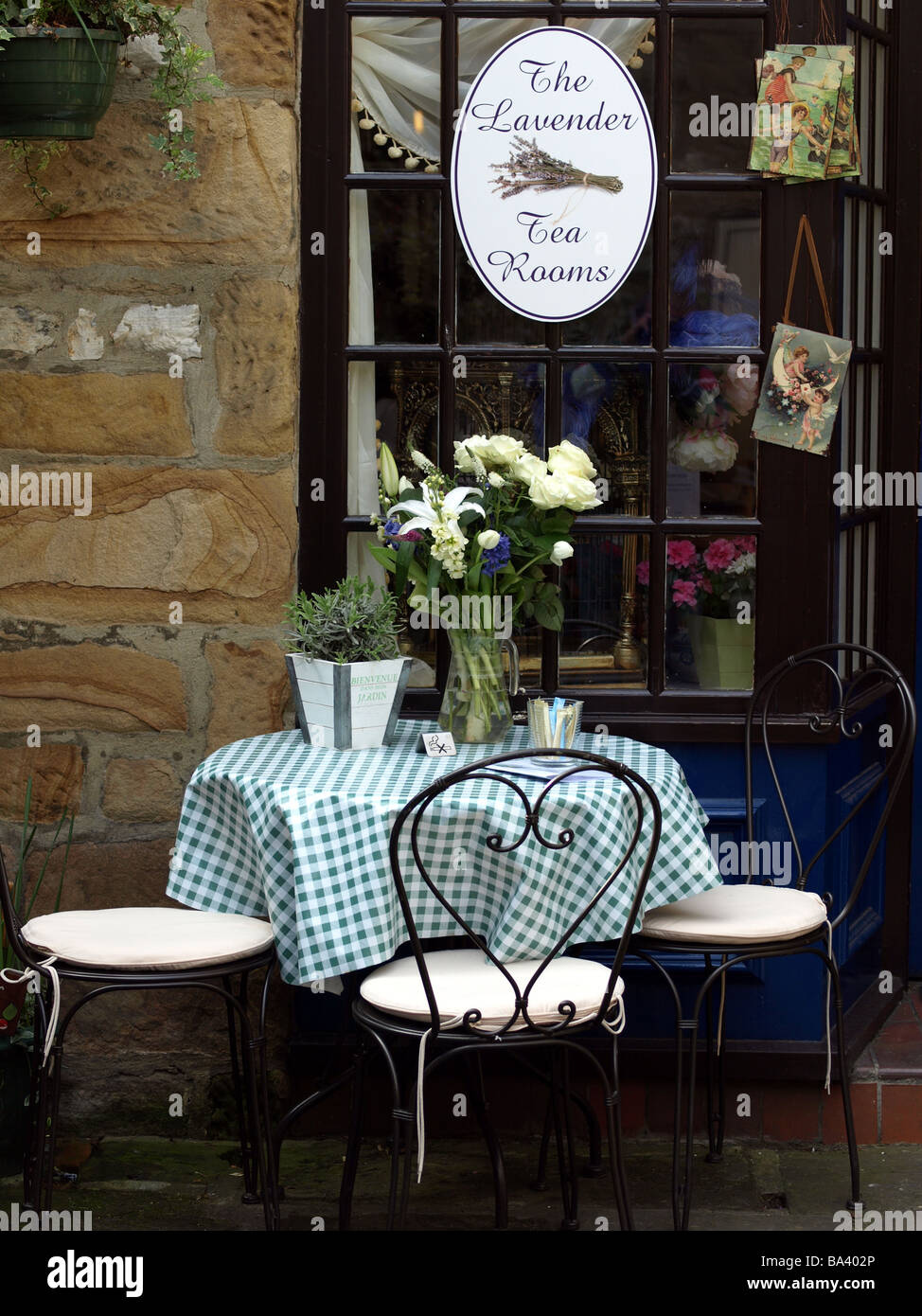 The lavender tea rooms Stock Photo - Alamy