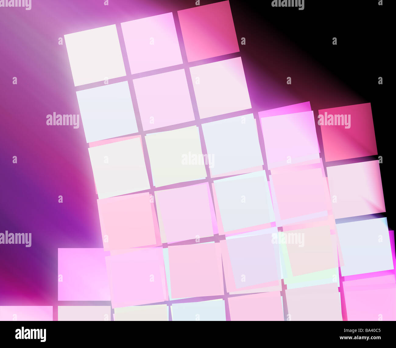 Abstract wallpaper illustration of geometric square shapes Stock Photo ...