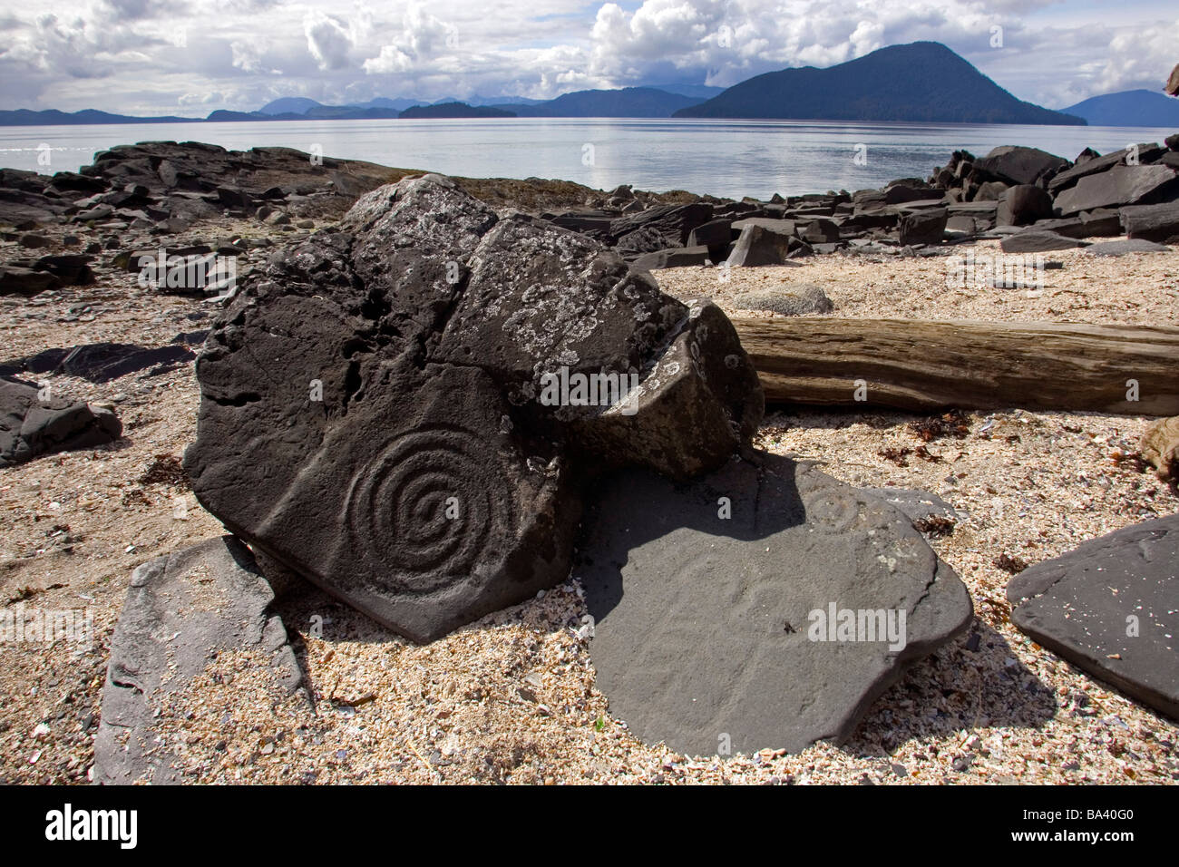 Alaska petroglyph beach wrangell hi-res stock photography and images ...