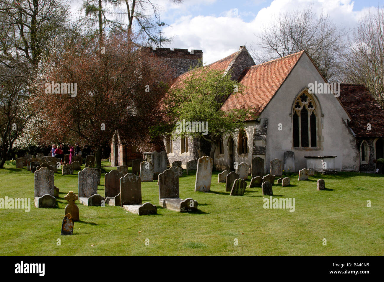 Turville village church Buckinghamshire Stock Photo - Alamy