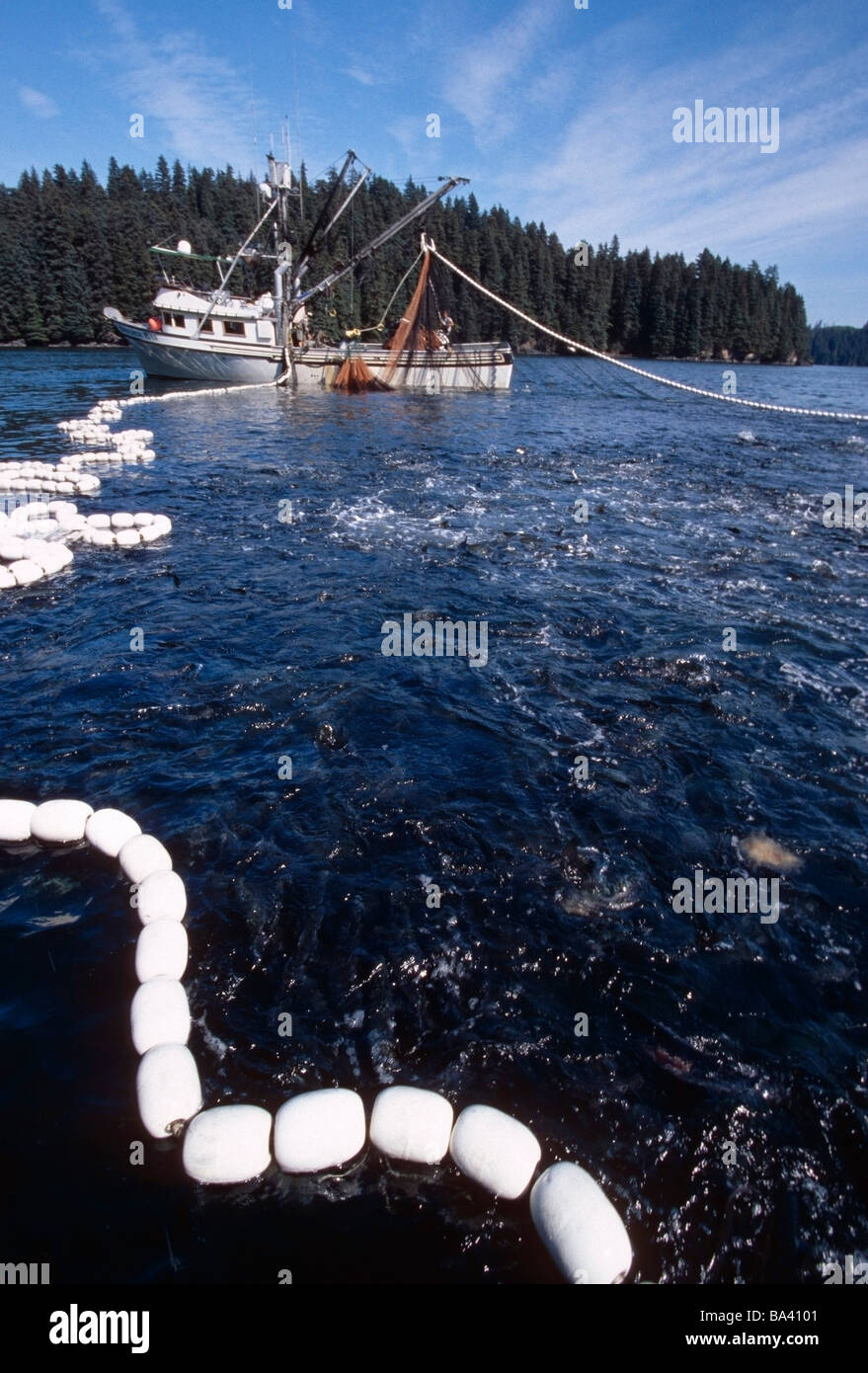 Commercial seiner fishing boat working hi-res stock photography and ...