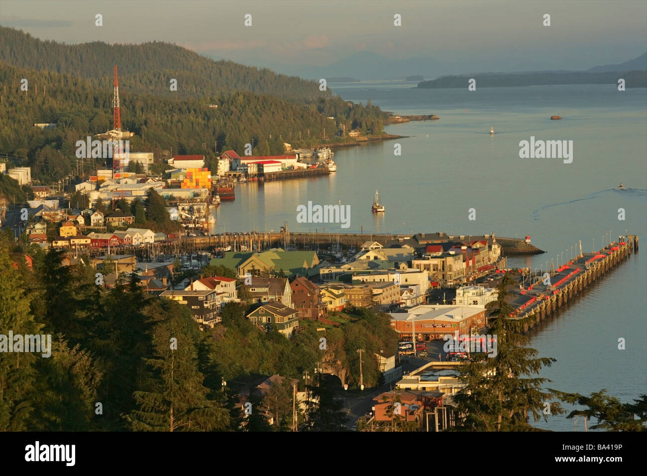 Ketchikan alaska aerial summer hi-res stock photography and images - Alamy