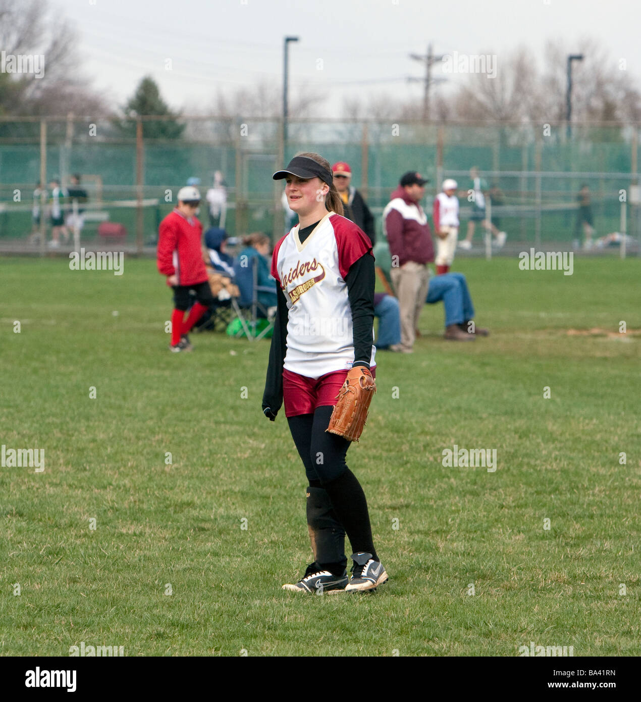 Outfield softball hi-res stock photography and images - Alamy