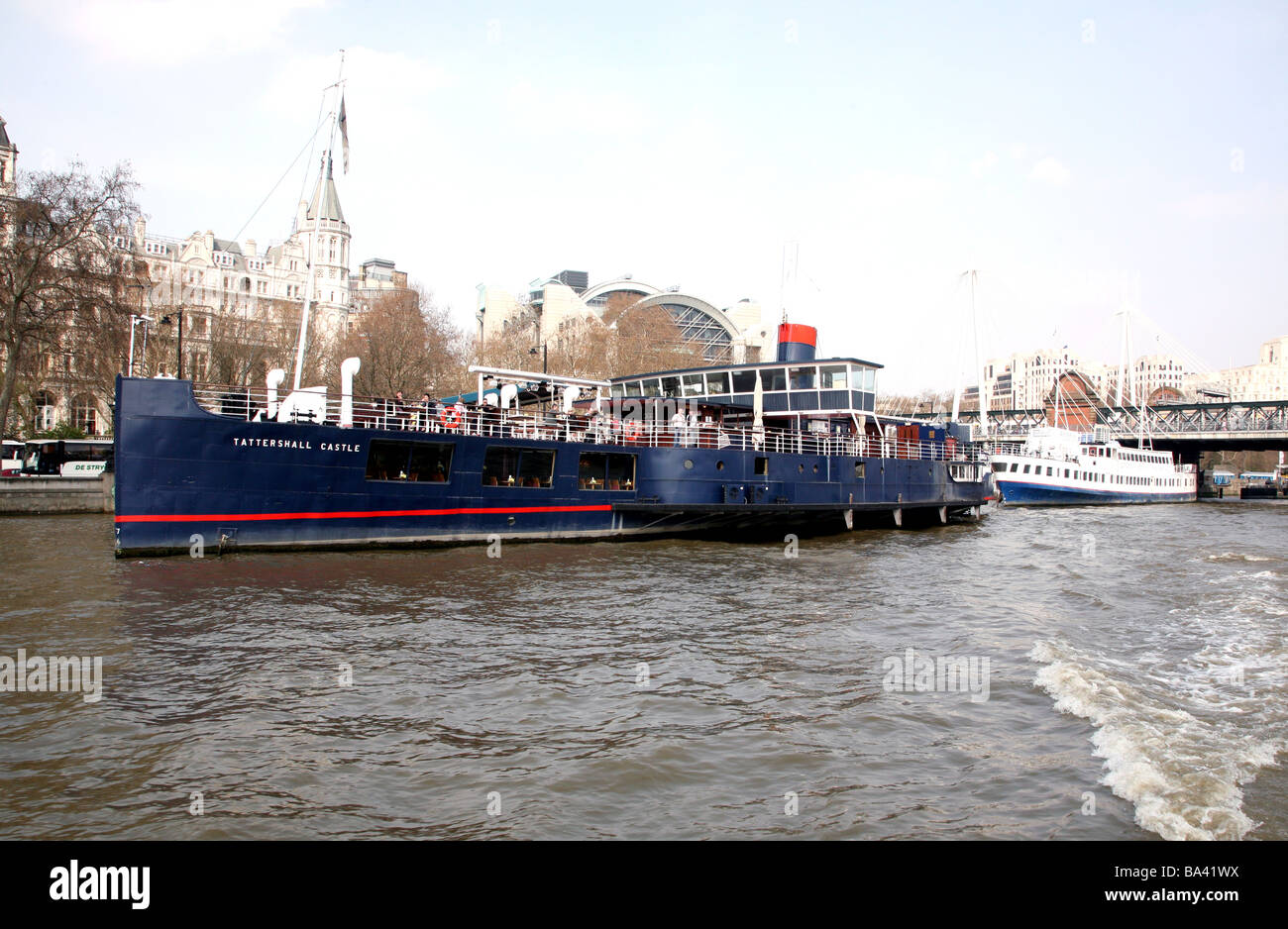 Tattershall Castle floating pub & nightclub on River Thames, London ...