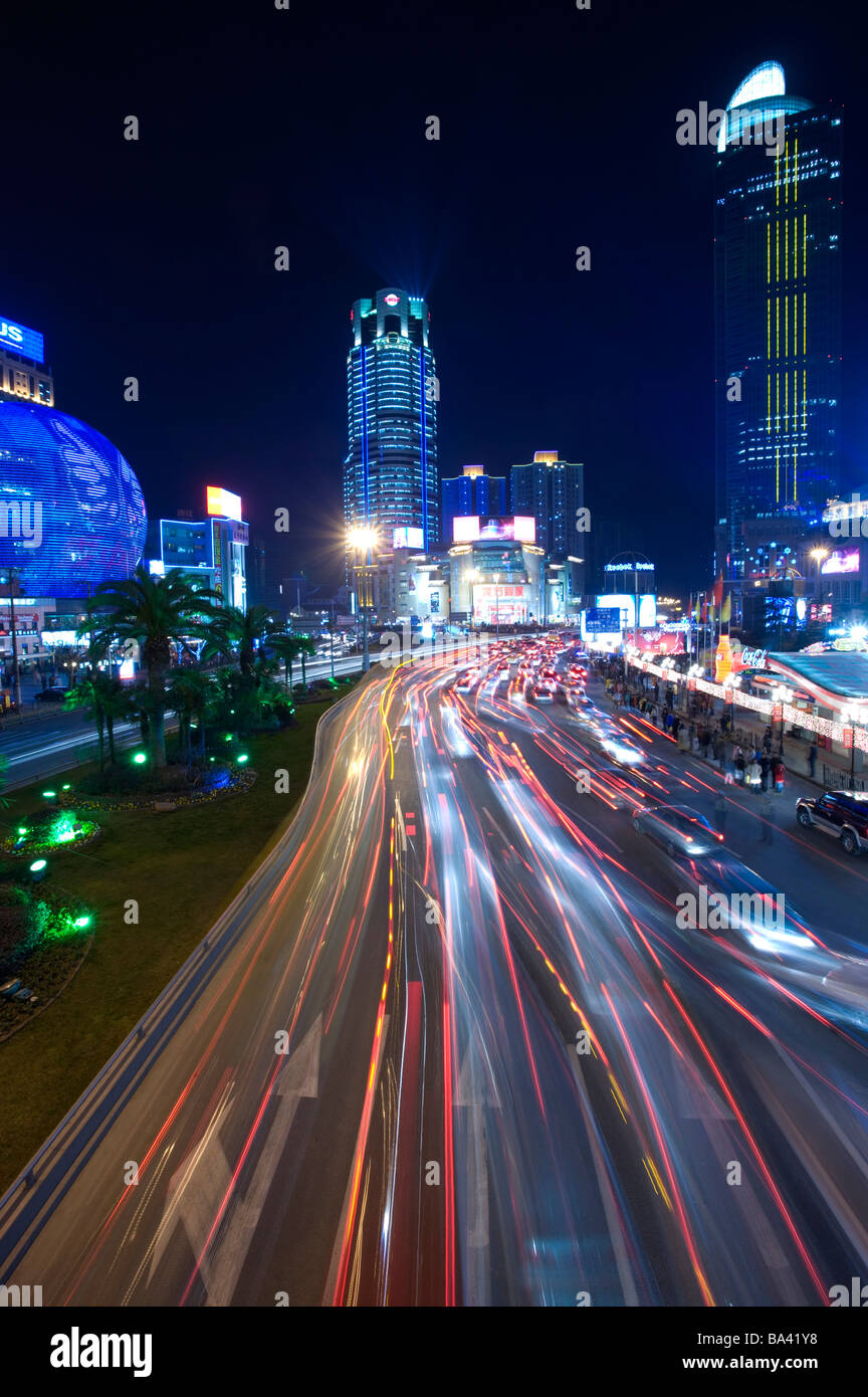 Xujiahui night shanghai hi-res stock photography and images - Alamy