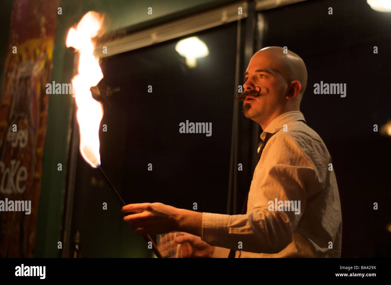 Fire eater show hi-res stock photography and images - Alamy
