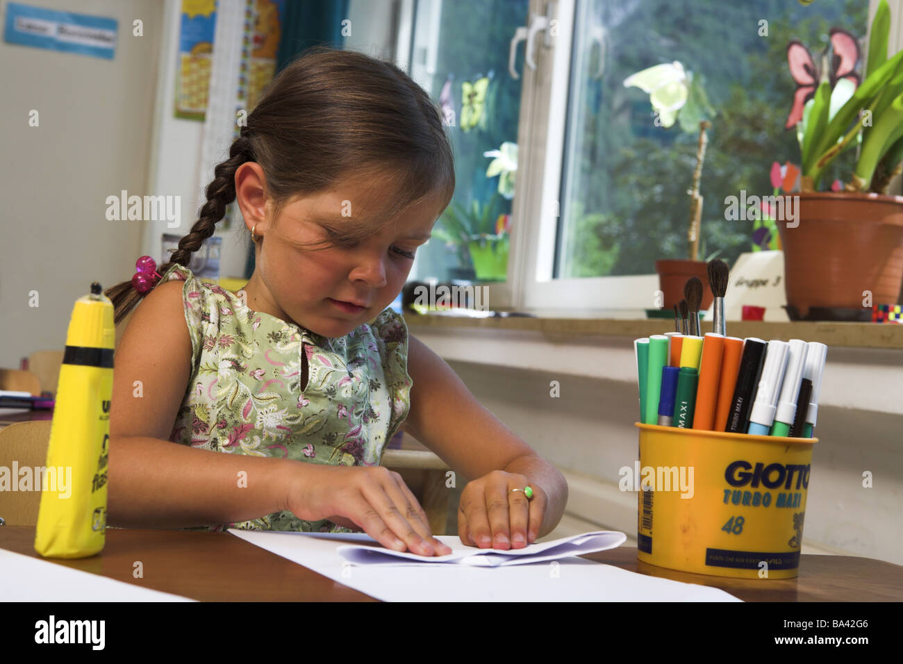 School classrooms instruction reason-schoolgirl intently does ...