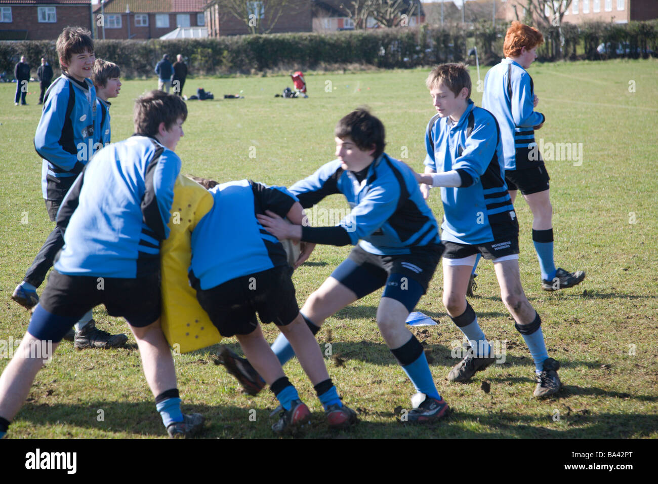 Boy rugby teen hi-res stock photography and images - Alamy