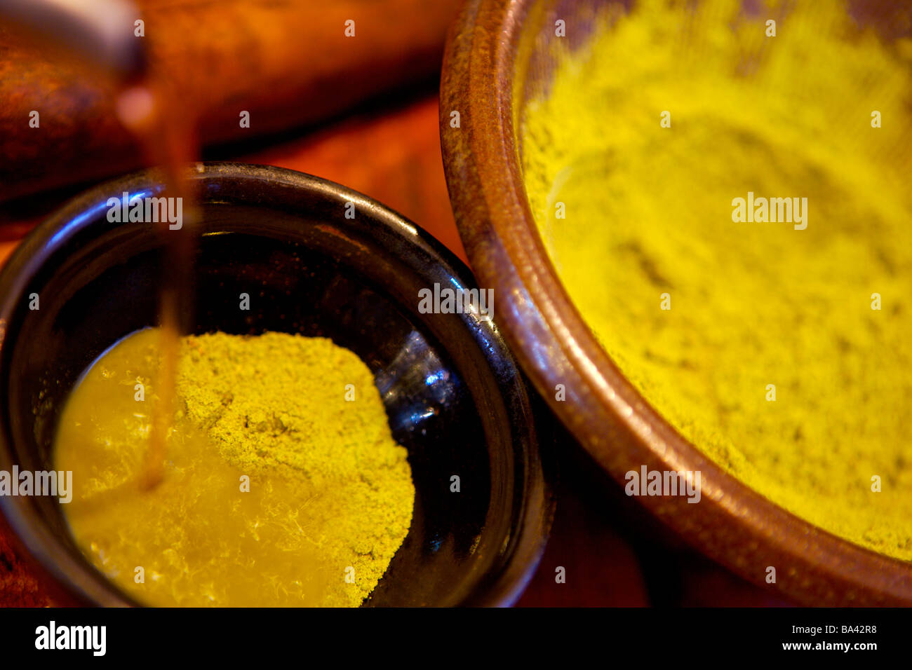 Asia Taiwan Grinding Tea Stock Photo - Alamy