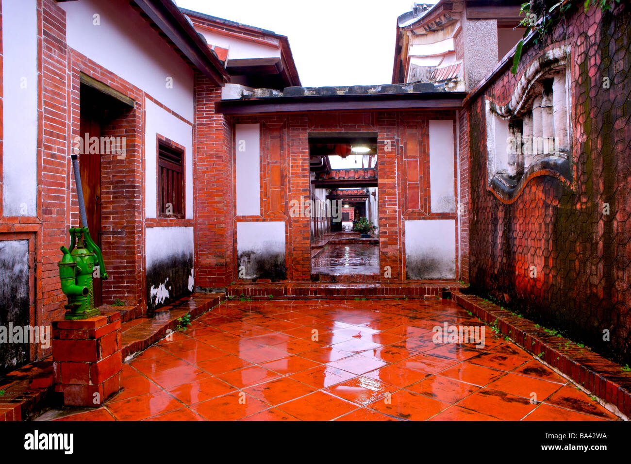 Asia Taiwan Xiao Family Historic House Stock Photo - Alamy