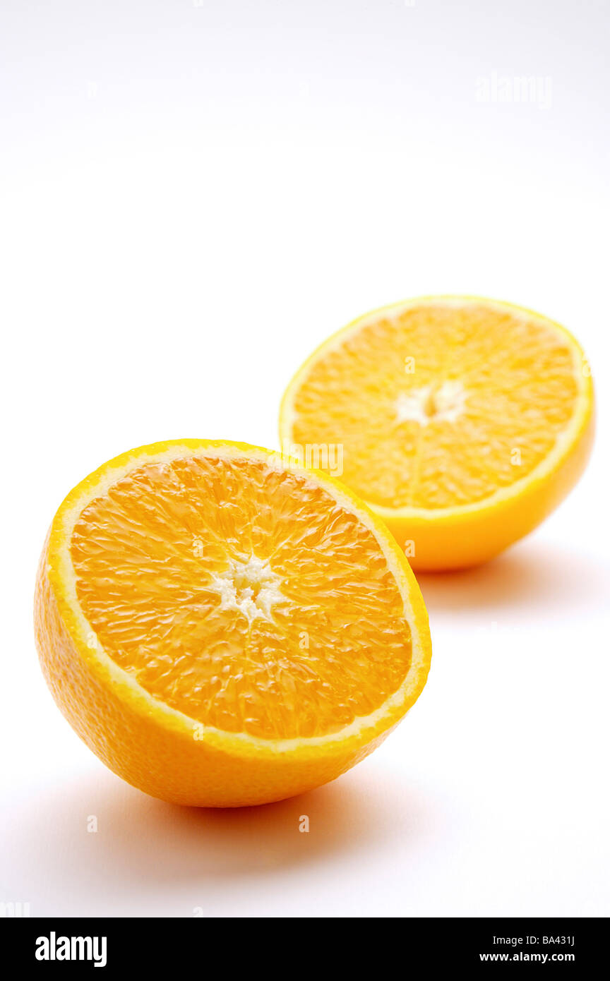 Orange cross section Stock Photo - Alamy