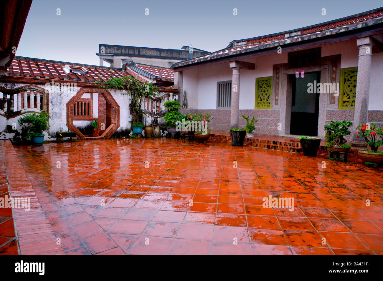 Asia Taiwan Xiao Family Historic House Stock Photo - Alamy
