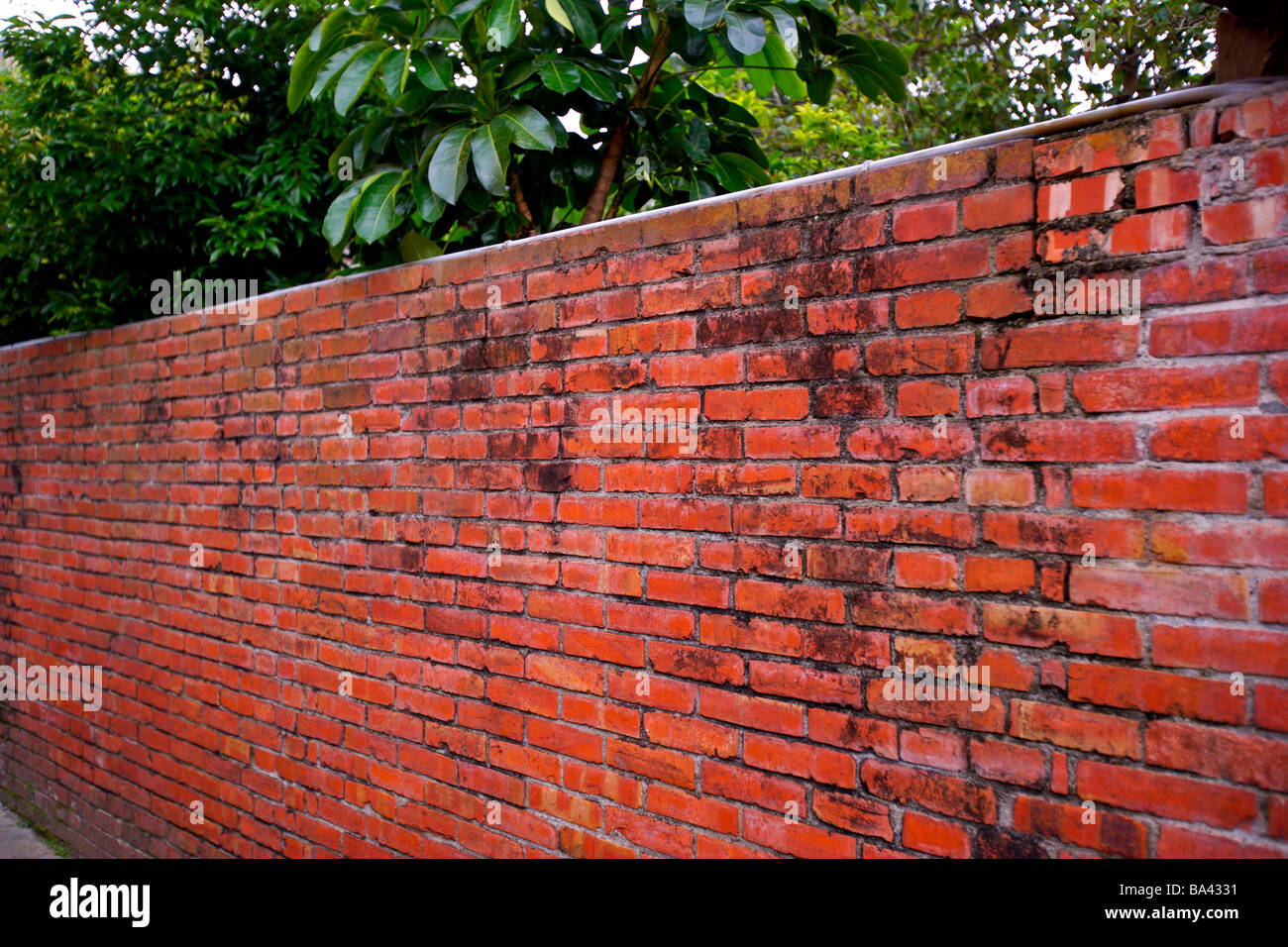Asia Taiwan Brick wall Stock Photo - Alamy