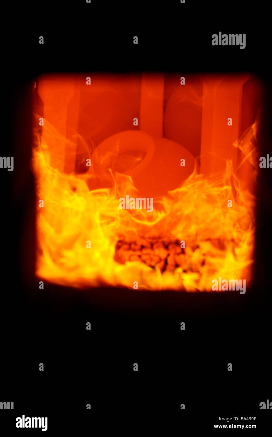 Fire close up Stock Photo - Alamy