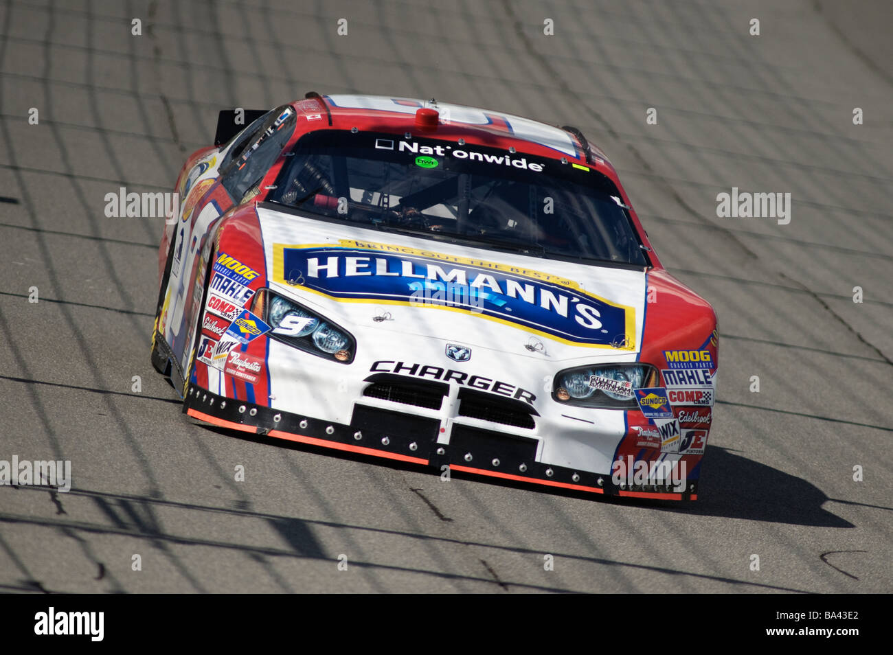 Patrick Carpentier drives his Dodge Charger in the Carfax 250 NASCAR ...