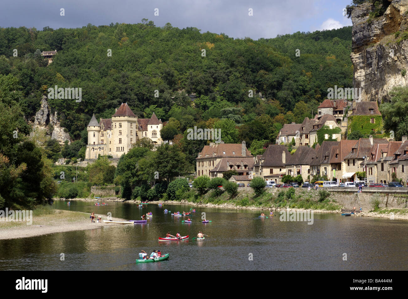 France Perigord region Aquitanien La Roque-Gageac chateau de la ...