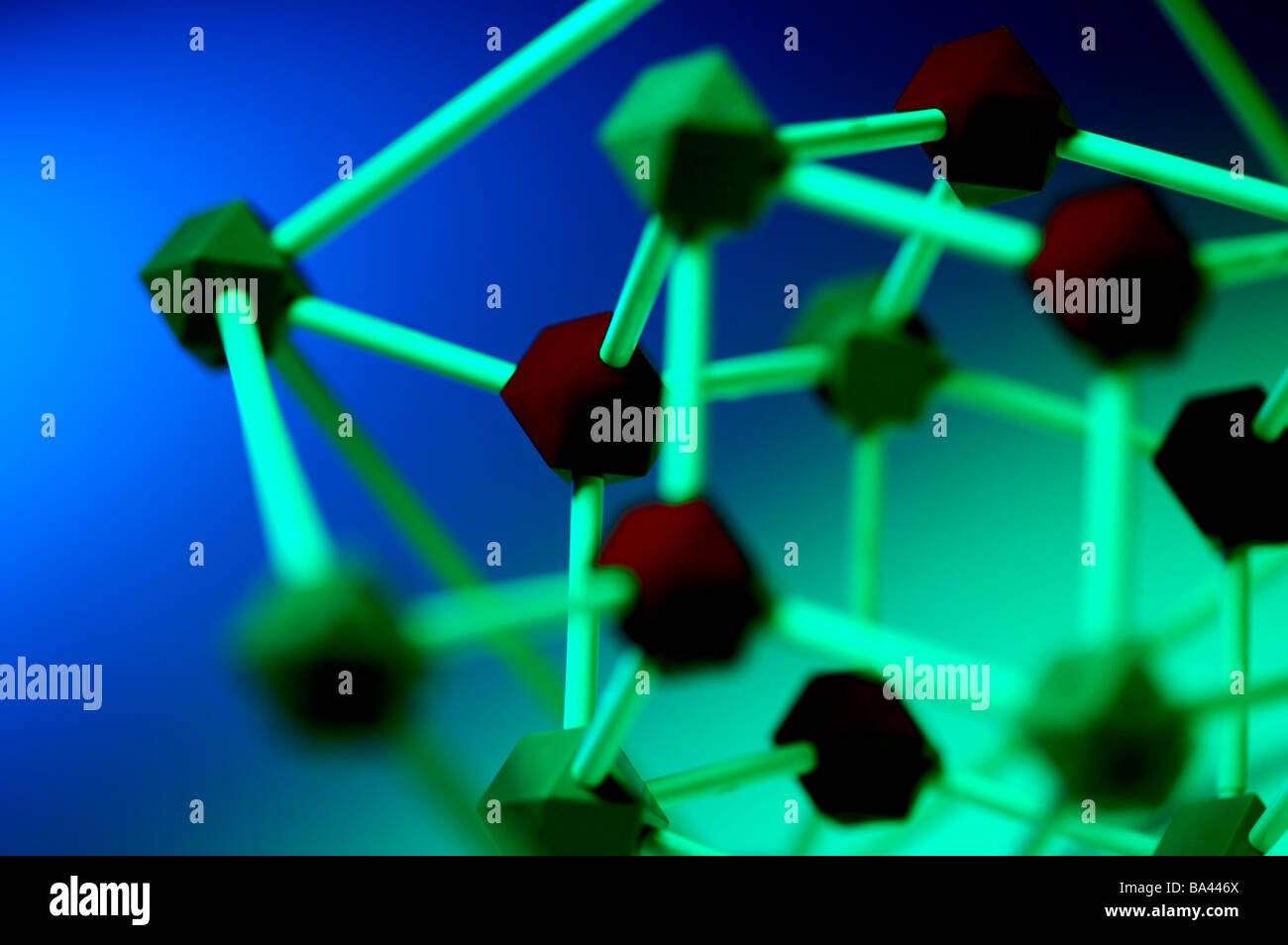 Molecular Structure close up Stock Photo - Alamy