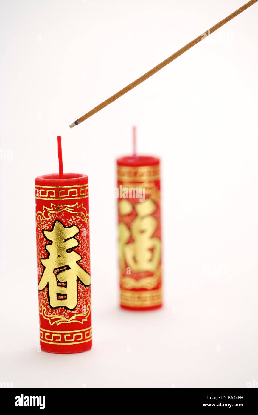 Lit incense hi-res stock photography and images - Alamy