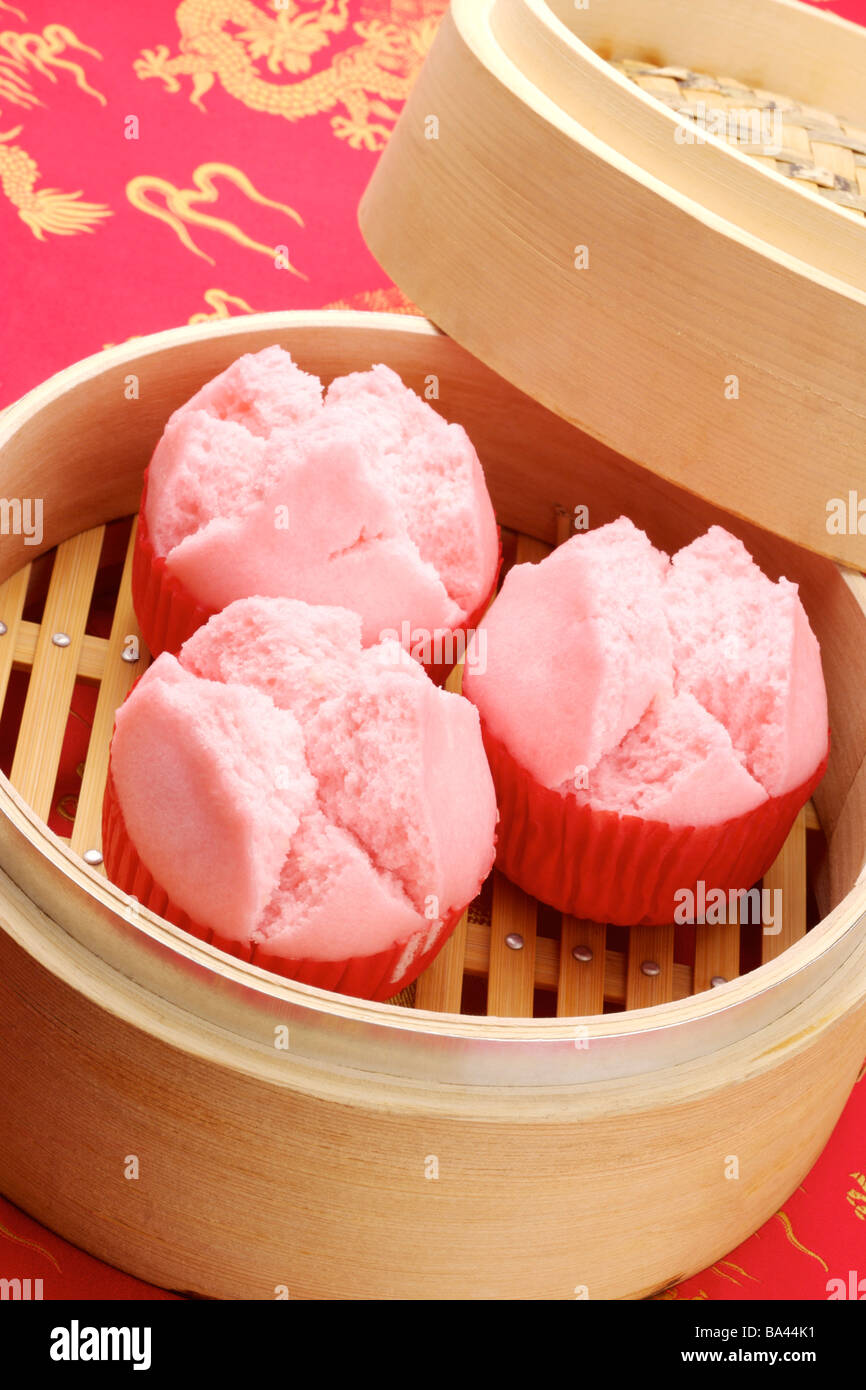 Chinese muffin Close Up Stock Photo - Alamy