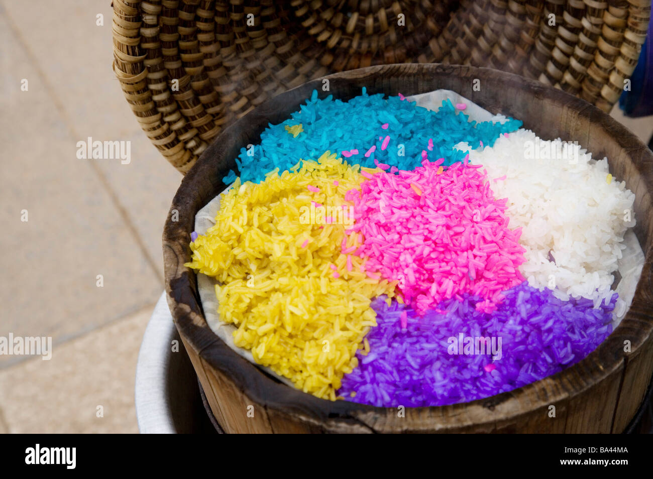 Multi colored rice hi-res stock photography and images - Alamy