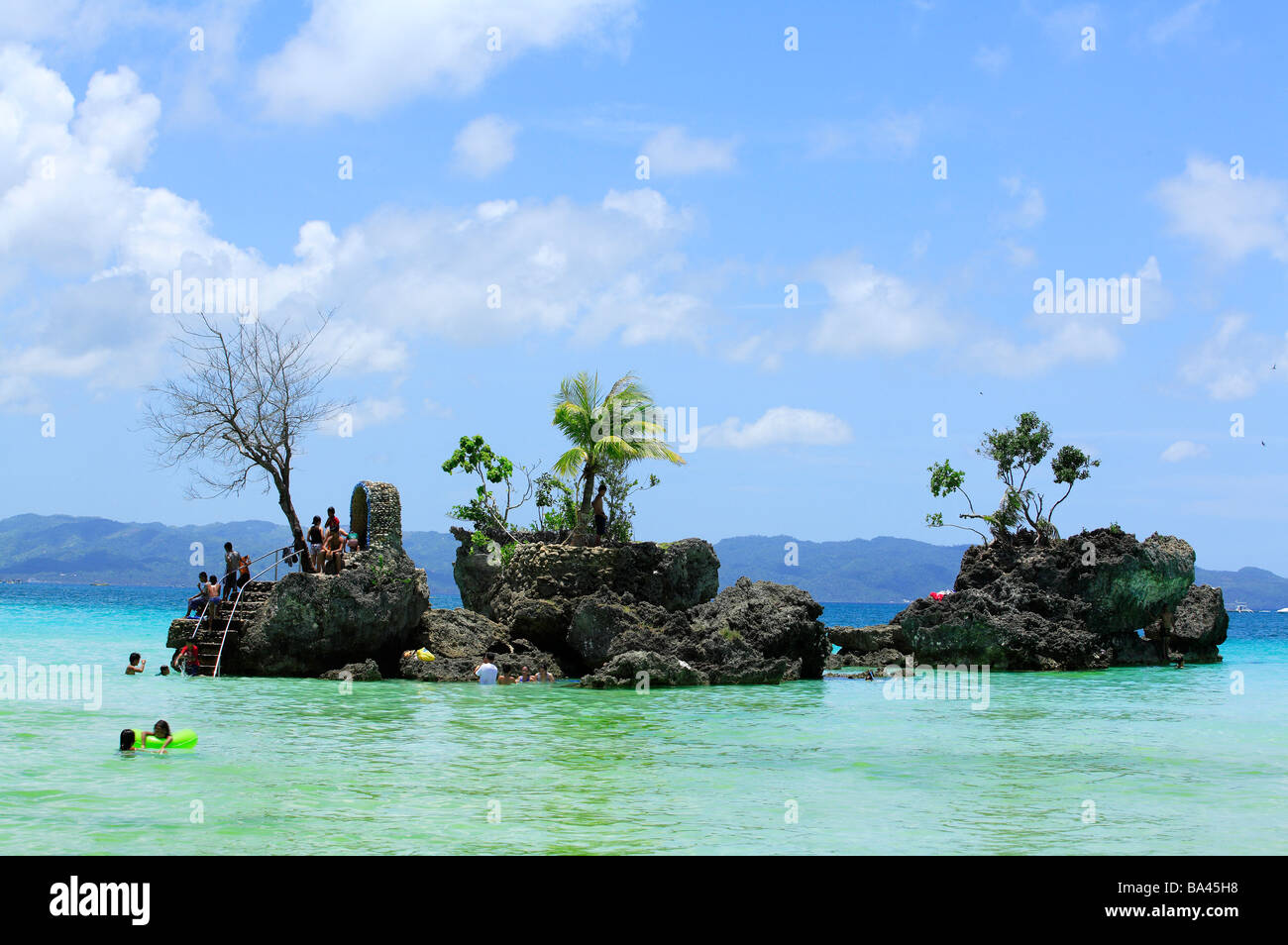 An islet in Boracay island Stock Photo - Alamy