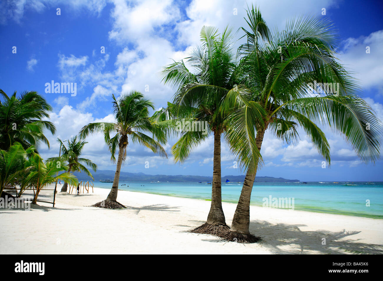 Boracay palm trees hi-res stock photography and images - Alamy