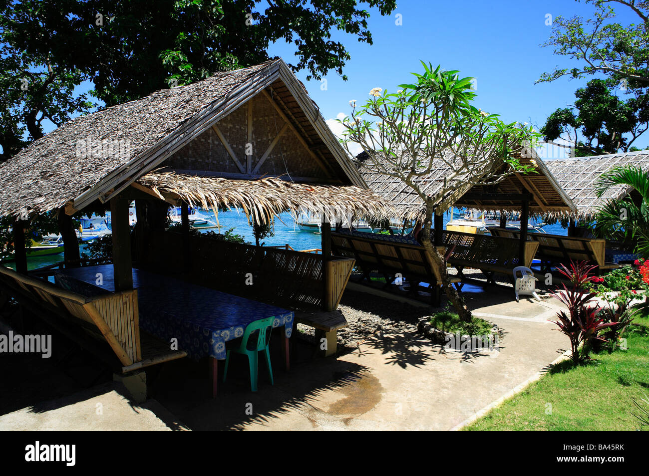 Cold court on the Boracay island Stock Photo - Alamy