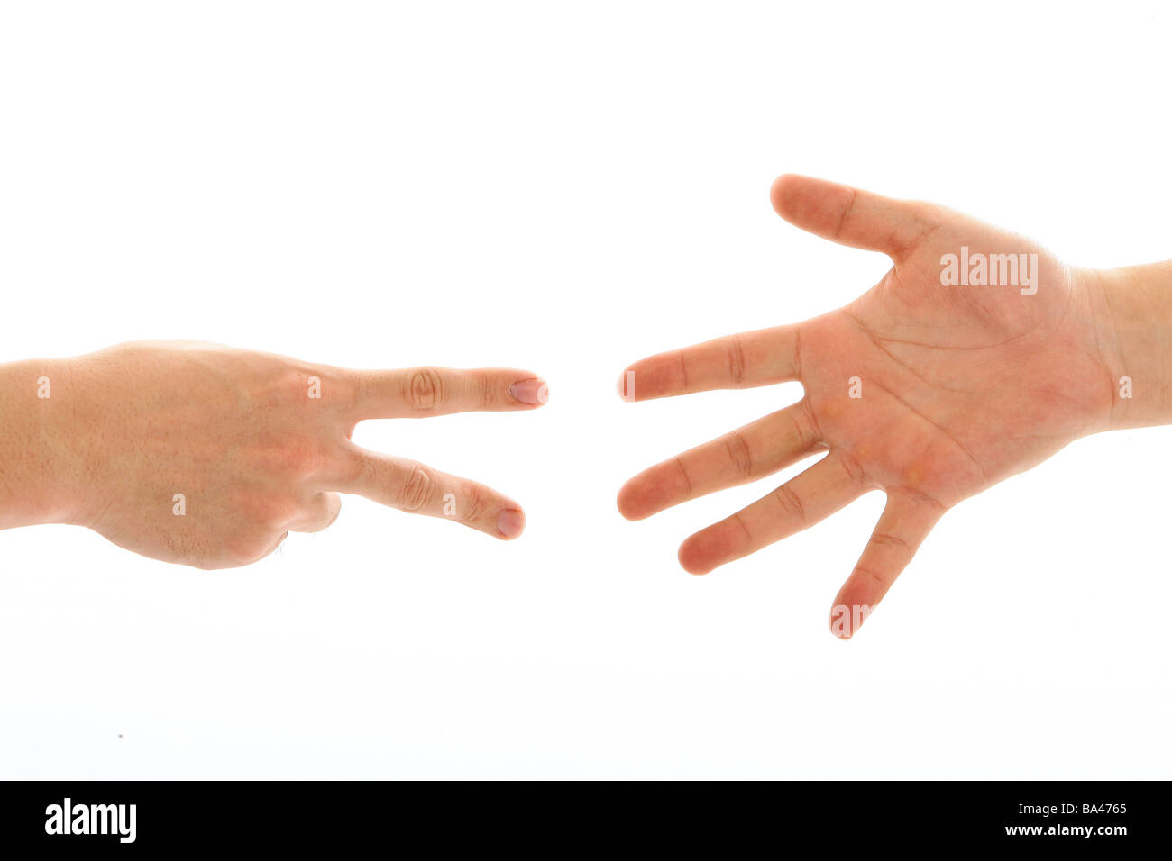 Rock paper scissors image hi-res stock photography and images - Alamy