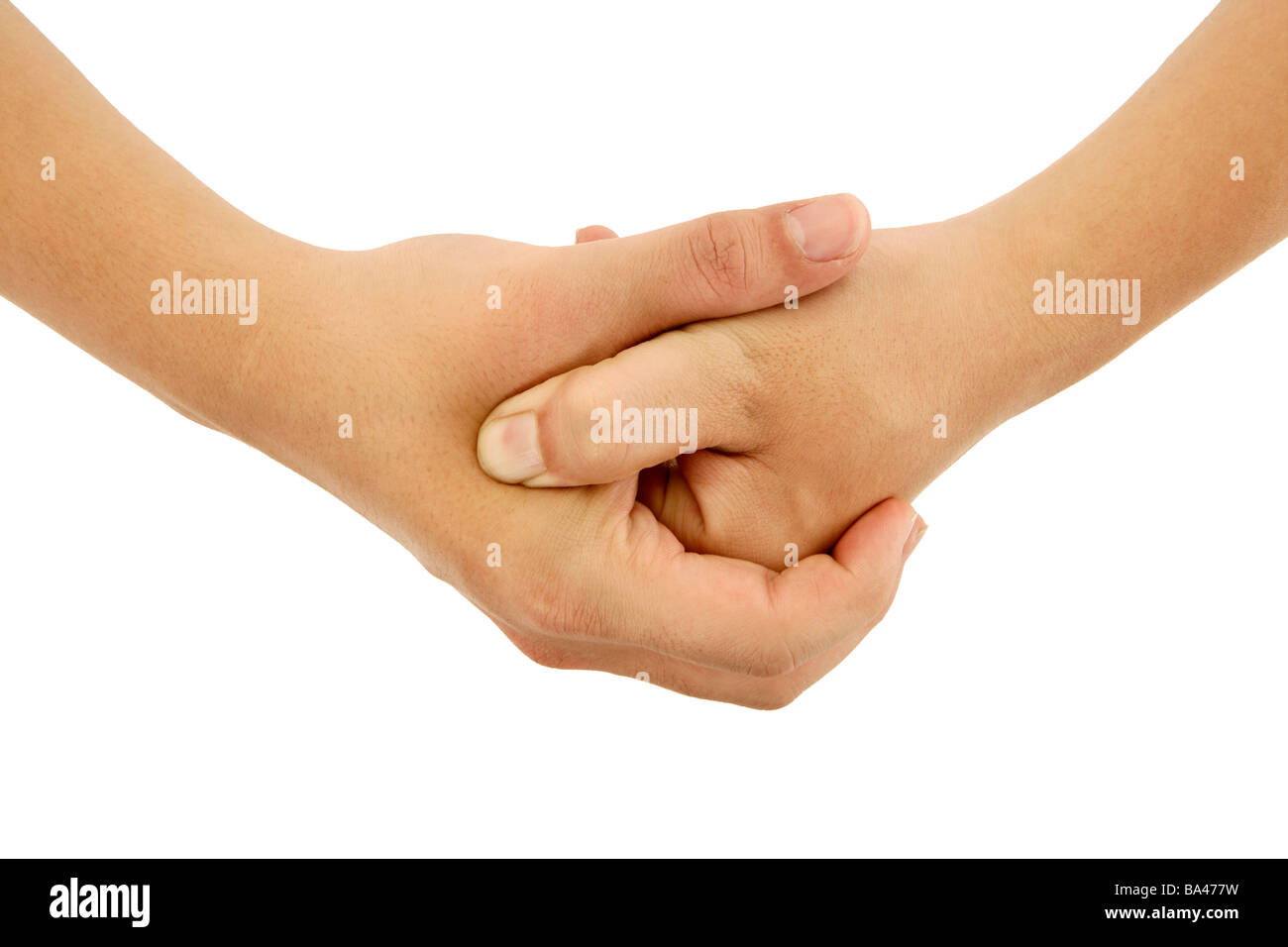 Man s hand holding fist Stock Photo - Alamy